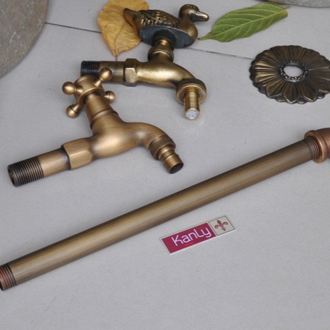 Vòi Nước Kanly GCT01 Lạnh Bằng Đồng Gắn Tường - Tuấn Đức