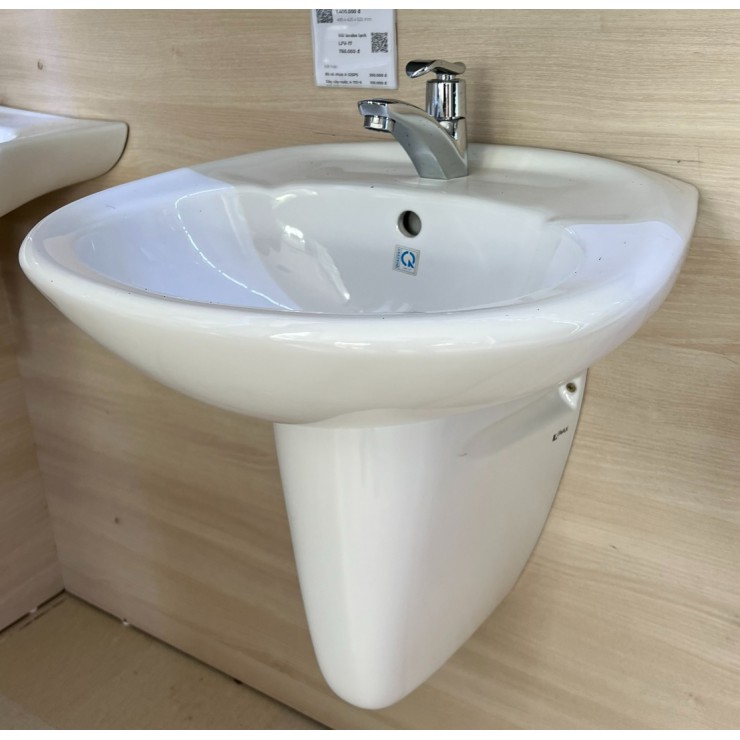 [HÀNG TRƯNG BÀY] Lavabo Treo Tường Inax L-284V/L-284VC Kèm Chân Ngắn ...