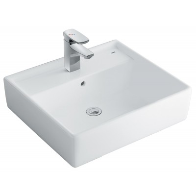 Chậu rửa mặt lavabo Inax AL-295V (AL295V) đặt trên bàn đá 380 x 380 mm