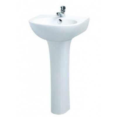 Chậu rửa mặt lavabo Caesar L2014 góc treo tường - Tuấn Đức