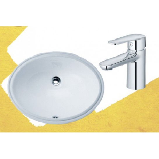 Combo Caesar Lavabo Và Vòi Nóng Lạnh L5113+B380CU - Tuấn Đức