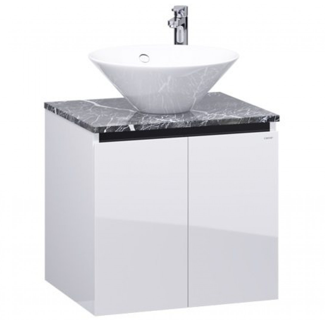 Bộ tủ chậu rửa mặt lavabo Caesar L5222/EH46002AV treo tường - Tuấn Đức