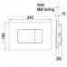 Nắp đậy nút nhấn xả TOTO MB170P#SS nhựa ABS màu bạc - Tuấn Đức