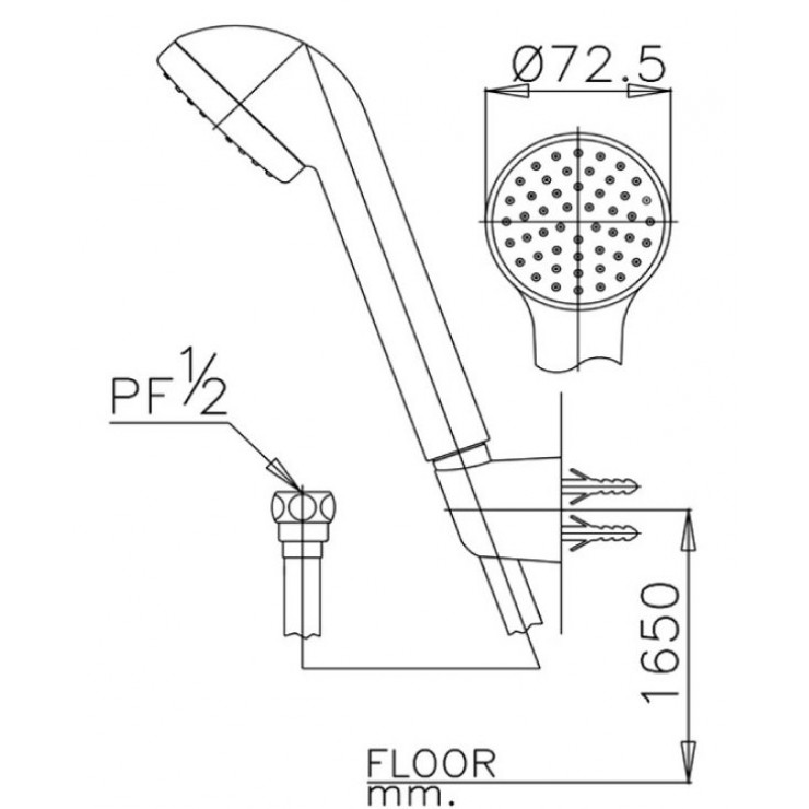 Tay Sen 1 Chức Năng COTTO S17#WH(HM) - Tuấn Đức