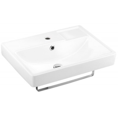 Chậu rửa mặt lavabo COTTO C02607 dương vành bàn đá - Tuấn Đức