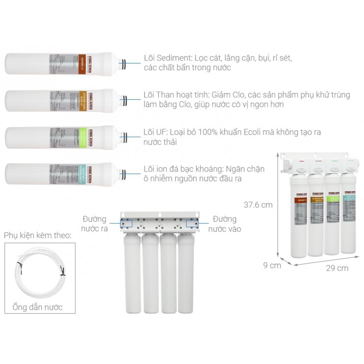 Máy Lọc Nước Uống Stiebel Eltron Stream 5S (VN) 4 Cấp Lọc - Tuấn Đức