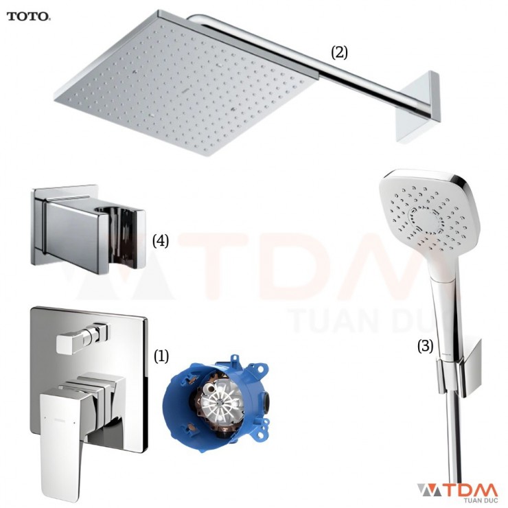Sen Tắm Âm Tường TOTO TBG07304V TBW08002A TBW02005A TBW08010A - Tuấn Đức