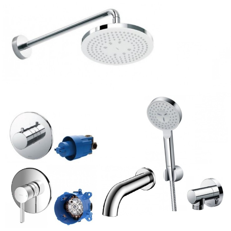 Bộ vòi hoa sen TOTO TBG11303V/TBV01104B/TBW01003A/TBW07008A/TBG11001B ...