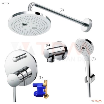 Bộ vòi hoa sen TOTO TBW01003B1A TBG09304V TBW01010A TBW01015B TBW01014B ...