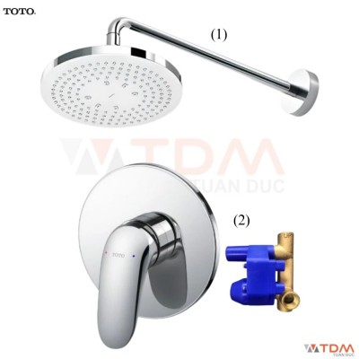 Bộ vòi hoa sen TOTO TBG11303V/TBV01104B/TBW01003A/TBW07008A/TBG11001B ...