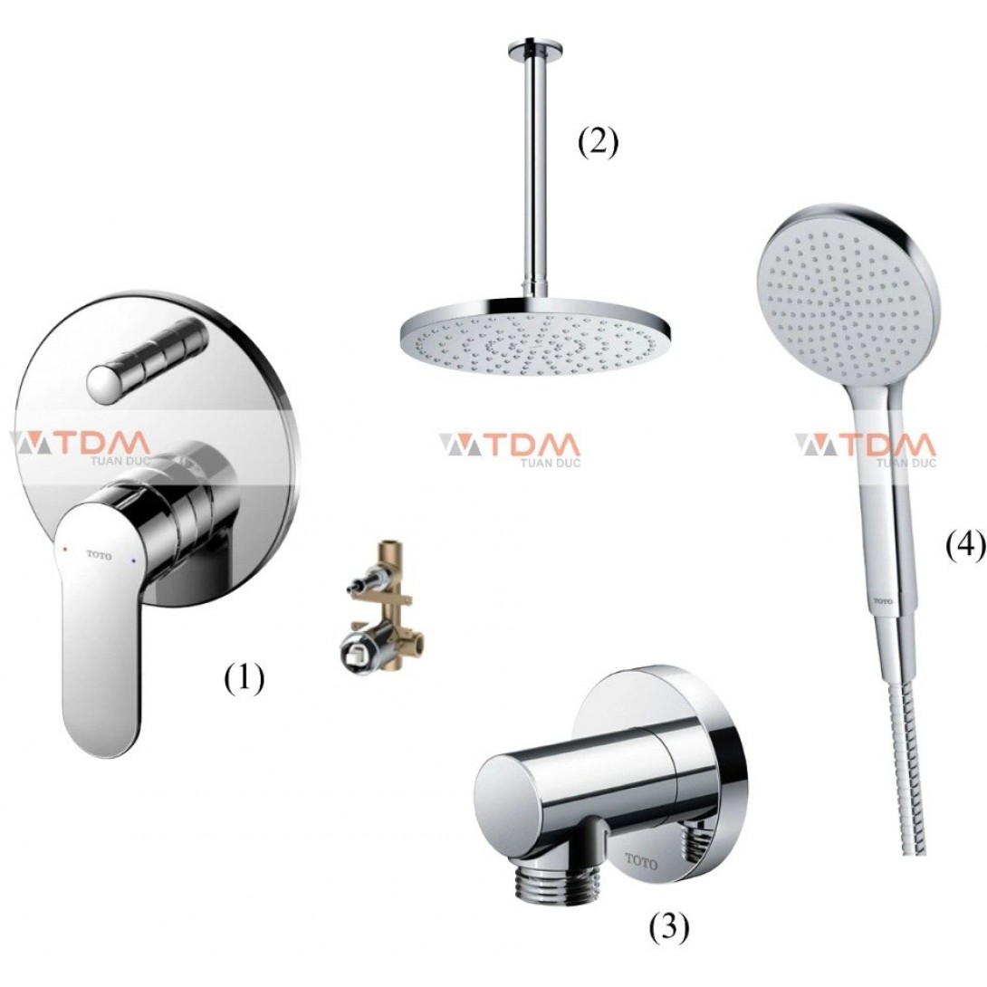 Sen tắm âm tường TOTO TBS06304A TBS01304B1 TBW10010V TBW01014B ...