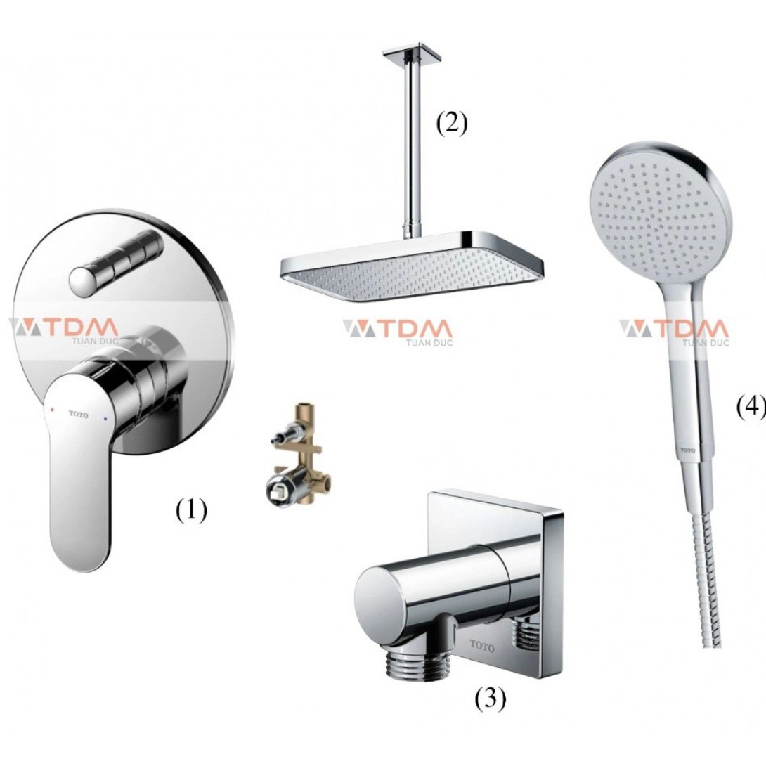 Sen tắm âm tường TOTO TBS06304A TBS01304B1 TBW10030V TBW02013B TBW09000V