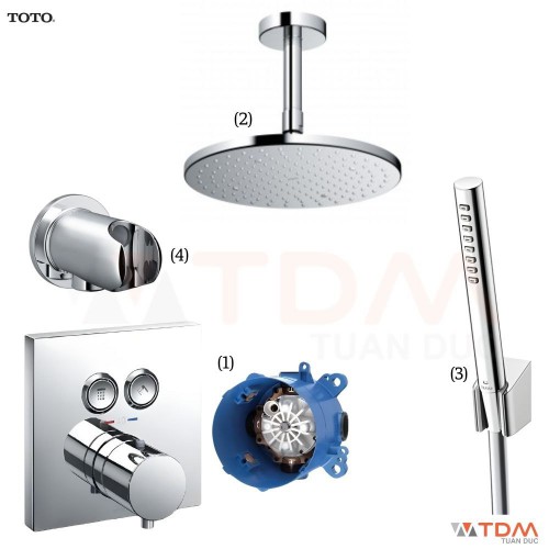 Sen Tắm Âm Tường TOTO TBV02406B TBW07002A1 TBW02017A TBW07021A