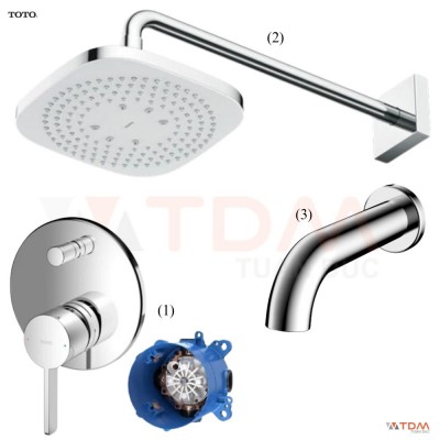 Bộ vòi hoa sen TOTO TBW01003B1A TBG09304V TBW01010A TBW01015B TBW01014B ...