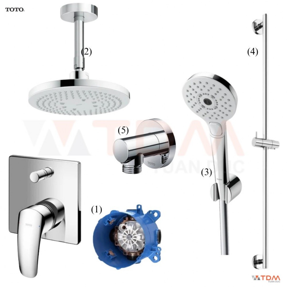 Bộ vòi hoa sen TOTO TBW01003B1A TBG09304V TBW01010A TBW01015B TBW01014B ...