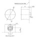 Cút Nối Tường TOTO TBW07020A#MBL Màu Đen Mờ - Tuấn Đức
