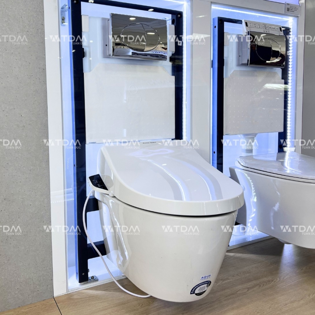 Bồn cầu treo tường điện tử American Standard VF-3119B WP-7SR1 G3004A ...