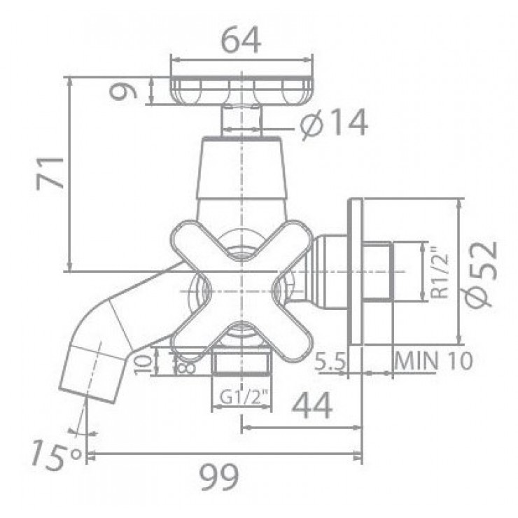Vòi sen American Standard WF-T703 nước lạnh tắm đứng - Tuấn Đức