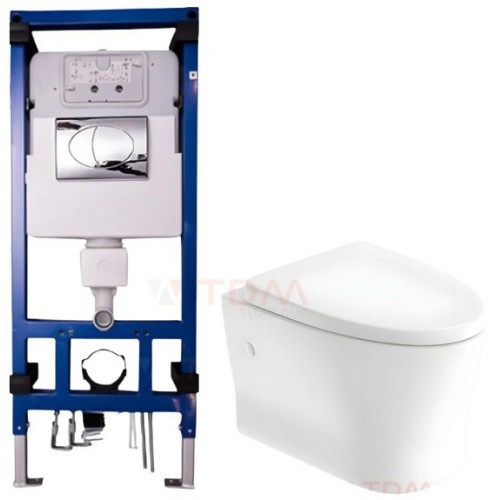 Bồn cầu treo tường American Standard WP-2265/VP-G3004A/VPTL-3815 két âm