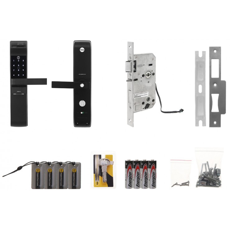 Khóa cửa điện tử Yale YDM7116 (YDM 7116) màu đen đa chức năng