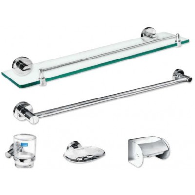 Bộ phụ kiện phòng tắm Viglacera VG98 (VGPK08) 5 món inox - Tuấn Đức