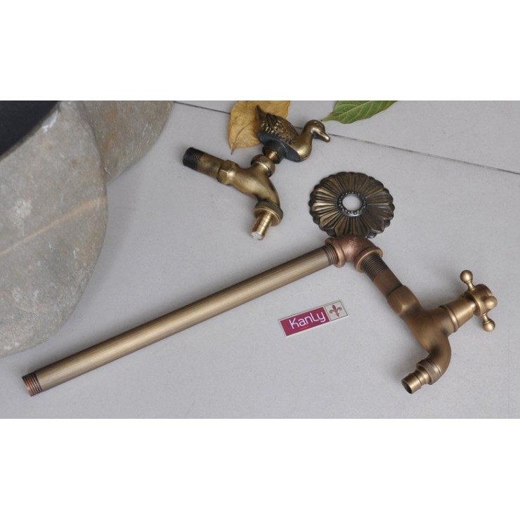 Vòi Nước Kanly GCT01 Lạnh Bằng Đồng Gắn Tường - Tuấn Đức