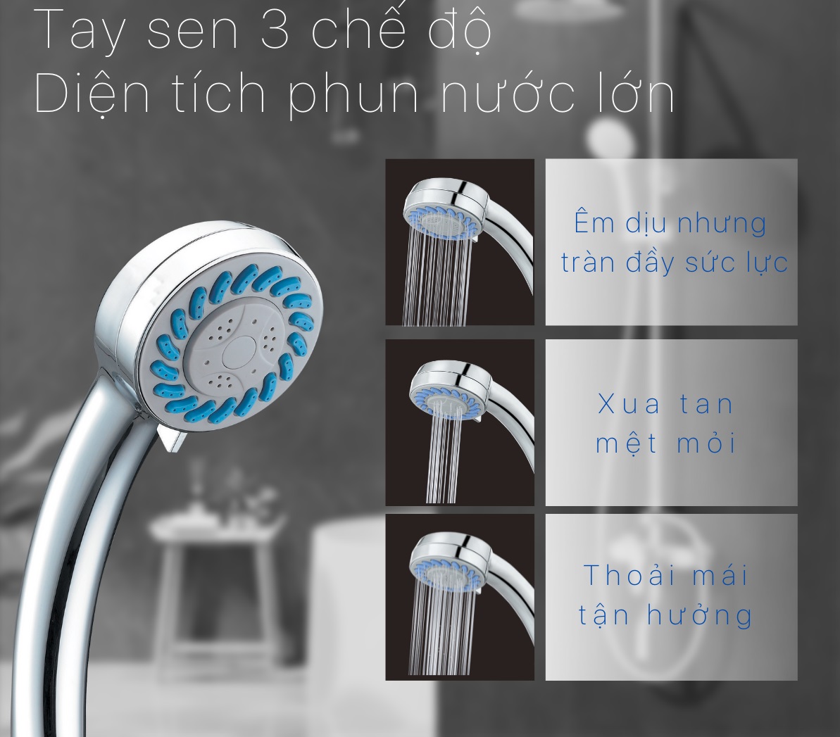 Hướng dẫn sử dụng vòi sen nóng lạnh và sen tắm cây: Từ lắp đặt đến bảo quản