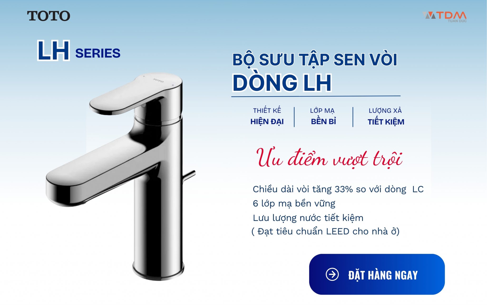 Sen vòi TOTO LH Series – Sản phẩm mới ra mắt tháng 8/2025